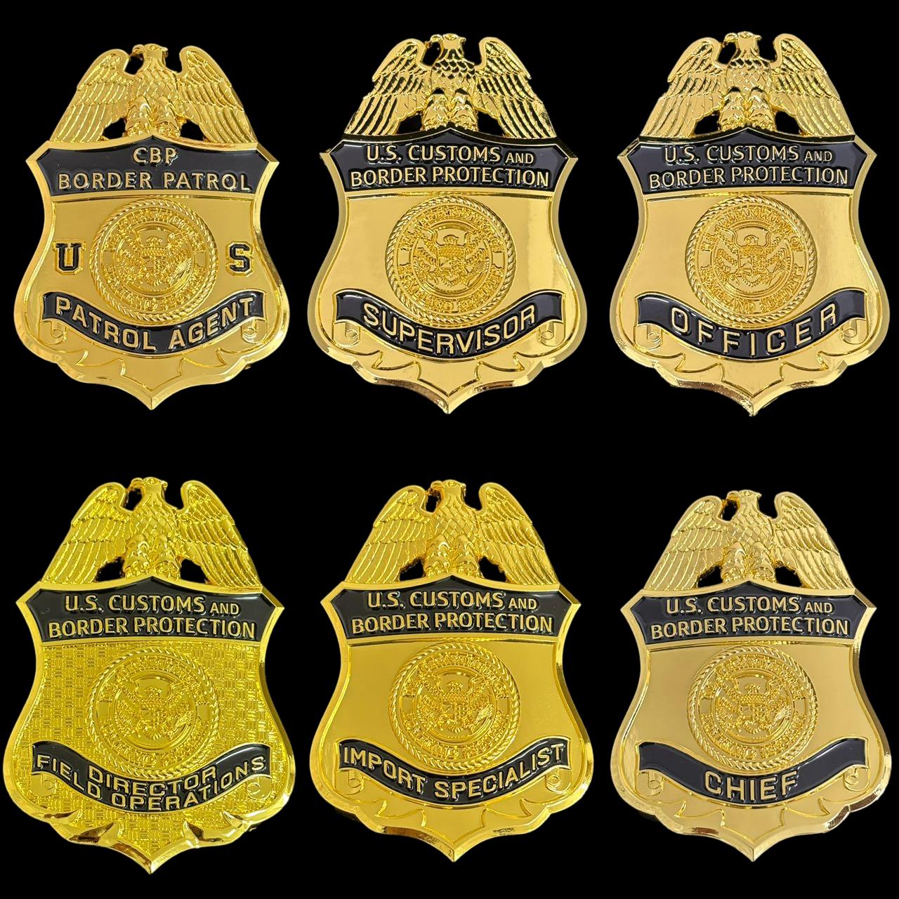 US CBP Badge Set Replica Movie Props – Badgeset